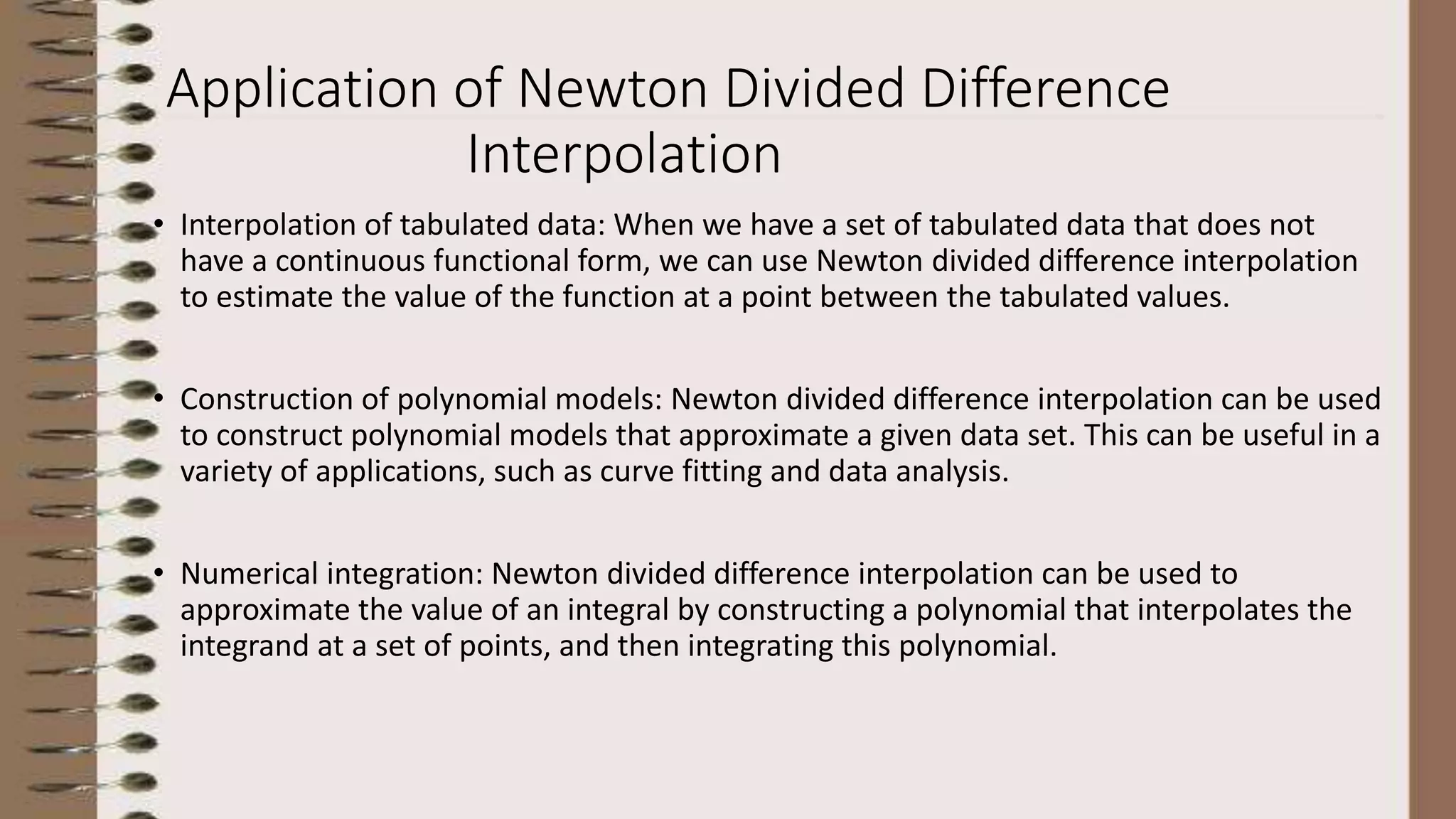 Newton’s Divided Difference Interpolation 18.pptx
