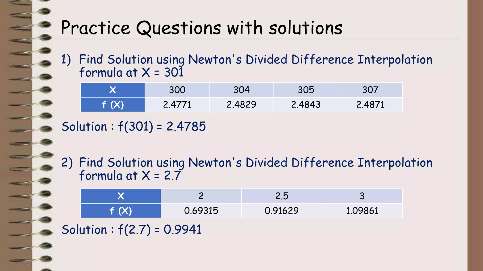 Newton’s Divided Difference Interpolation 18.pptx