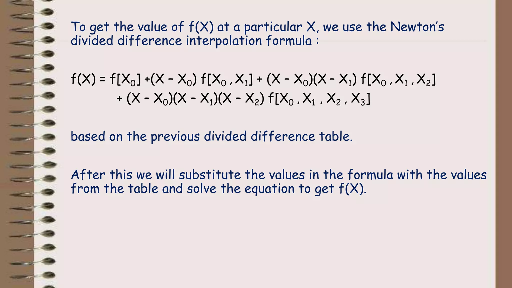 Newton’s Divided Difference Interpolation 18.pptx