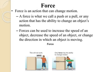 Newton's second law of motion | PPTX