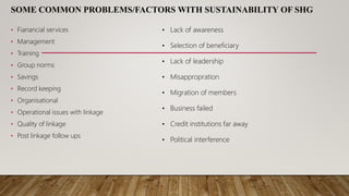 Impact of Micro Credit on Group Sustainability. | PPT