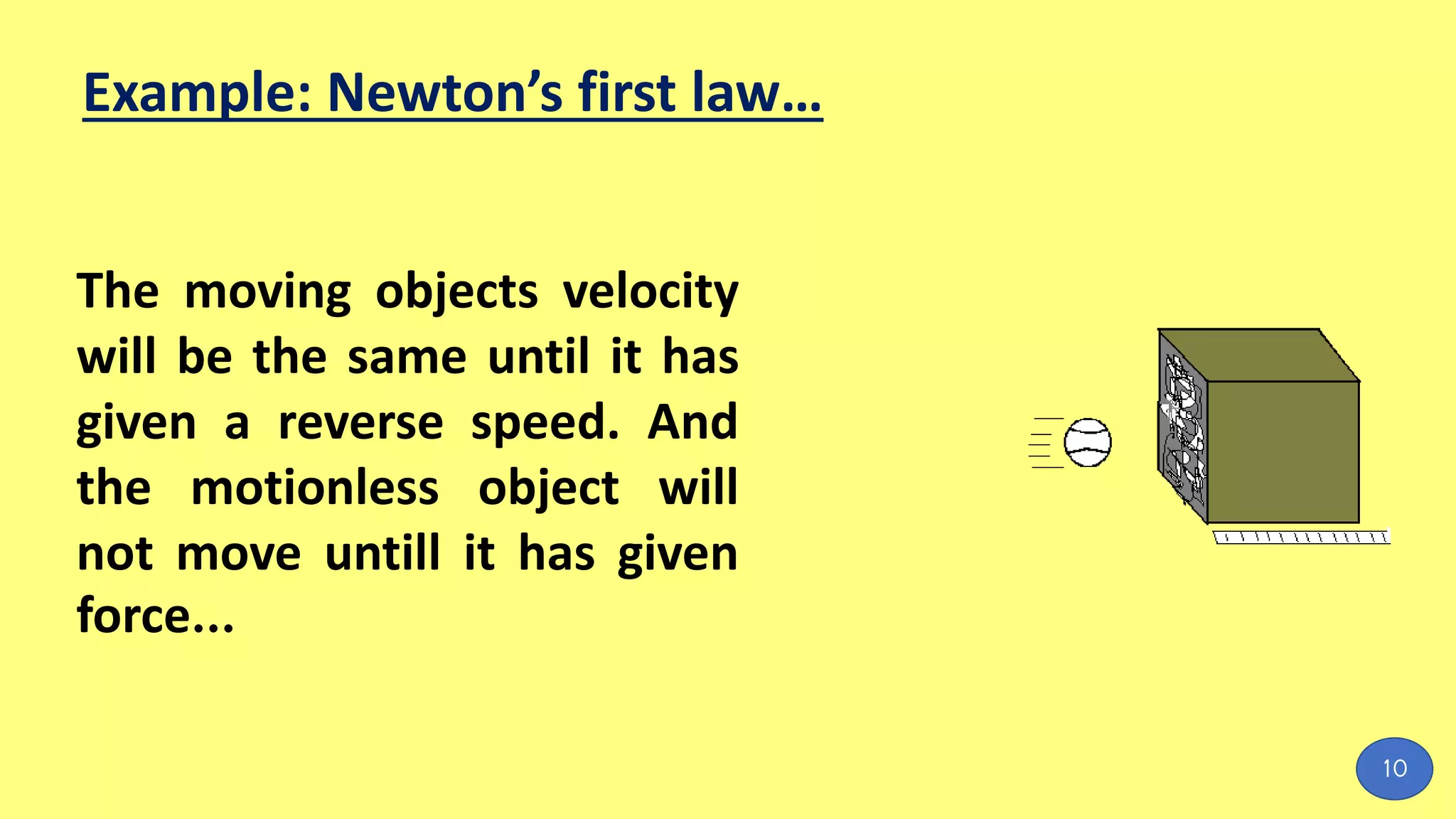 Newtons First Law | PPTX