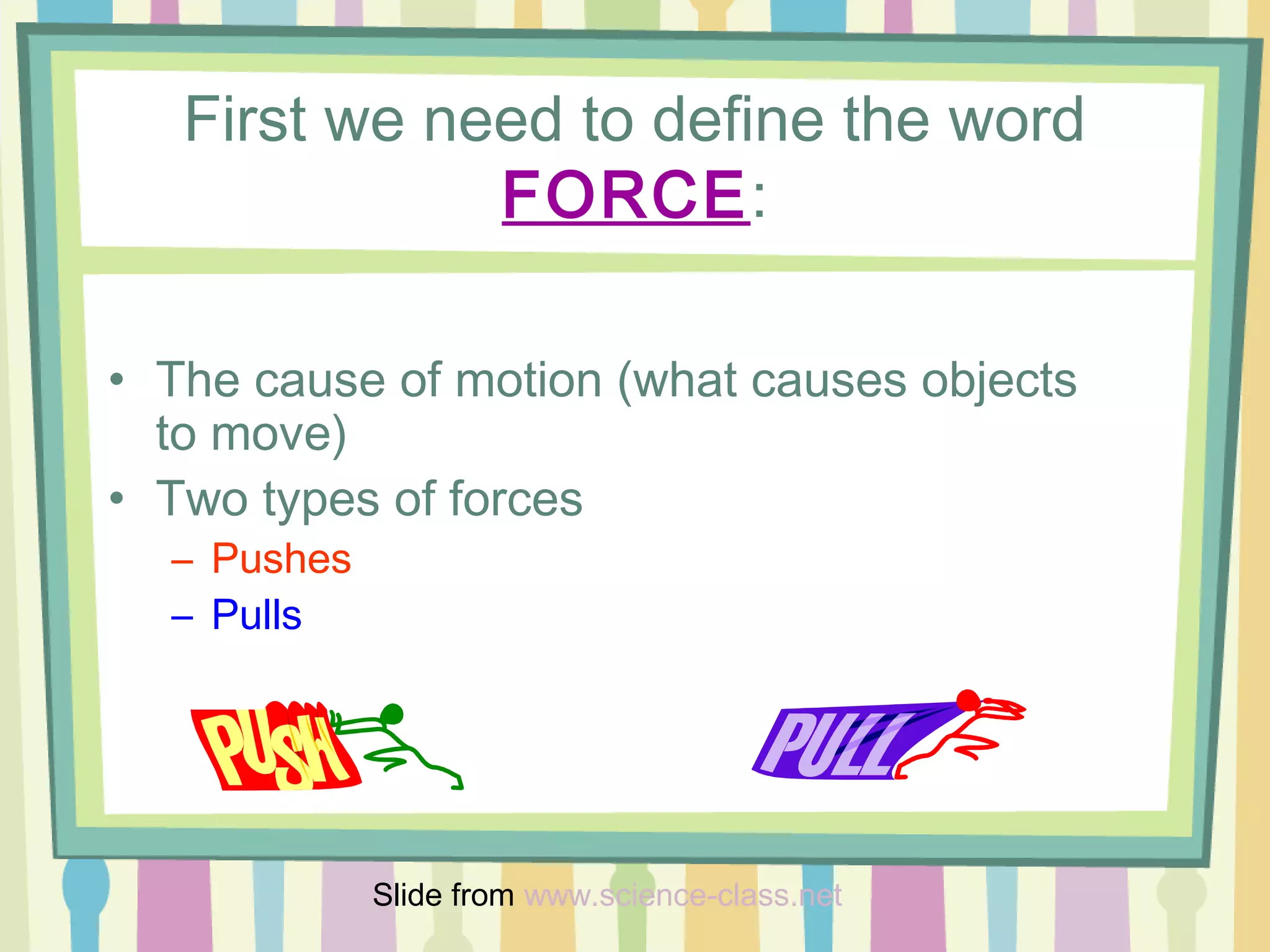 Newton’s first law of motion | PPT