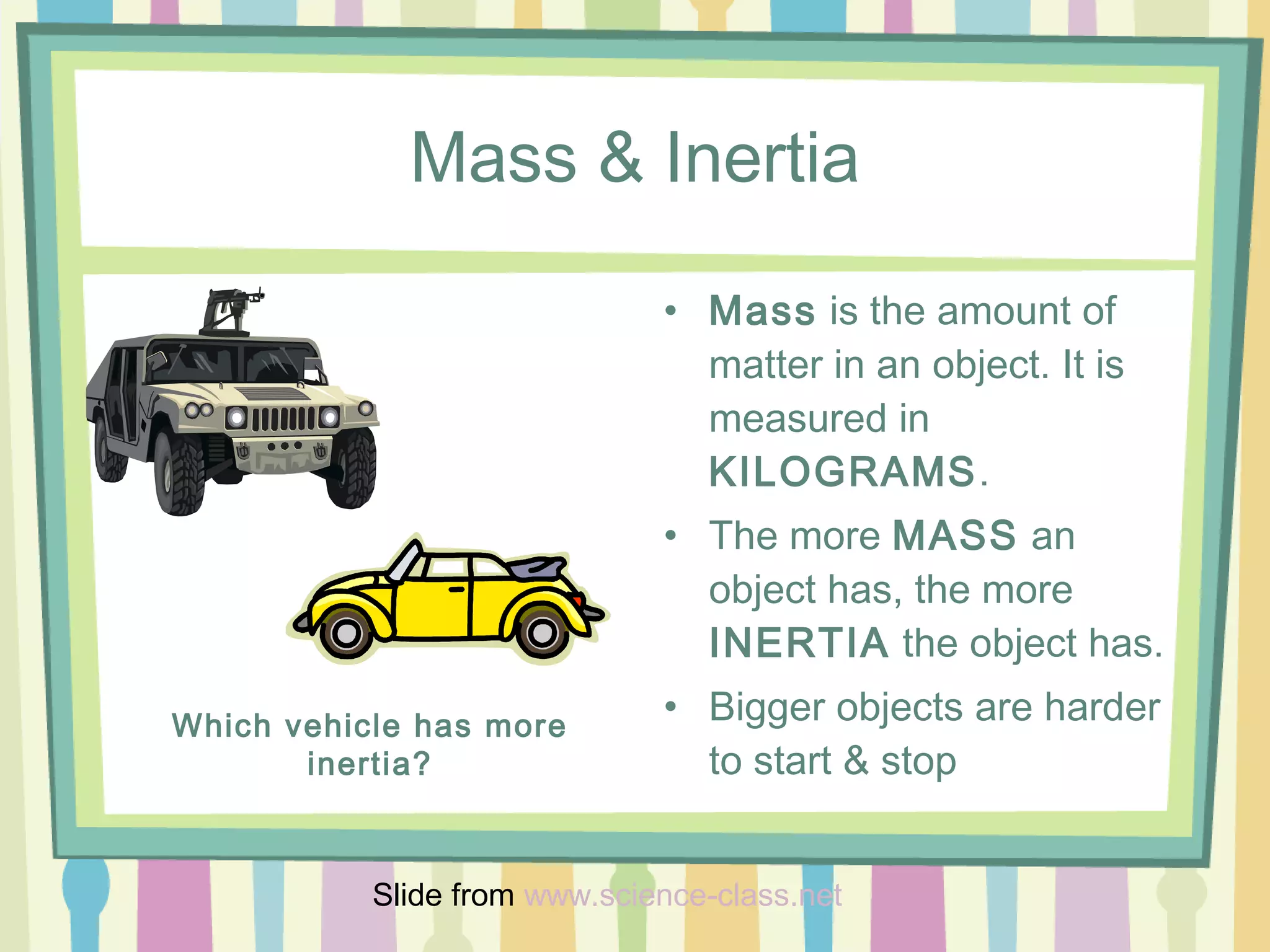 Newton’s first law of motion | PPT