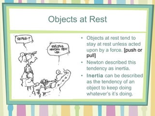 Newton’s first law of motion | PPT