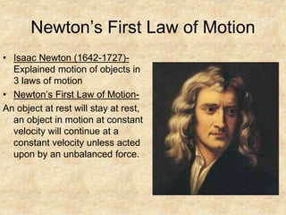 Newton’s First Law of Motion.ppt