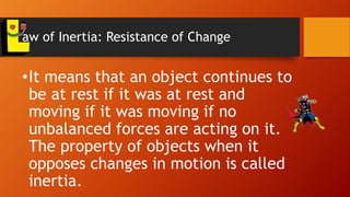 Newton’s First Law of Motion1233333.pptx