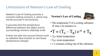 "Newton’s Law of Cooling: Definition, Formula, and Applications" | PPTX