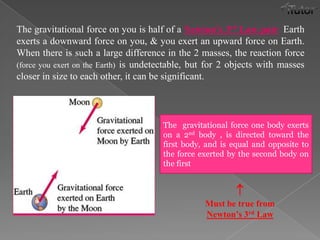 Newton's law of gravitation | PPTX