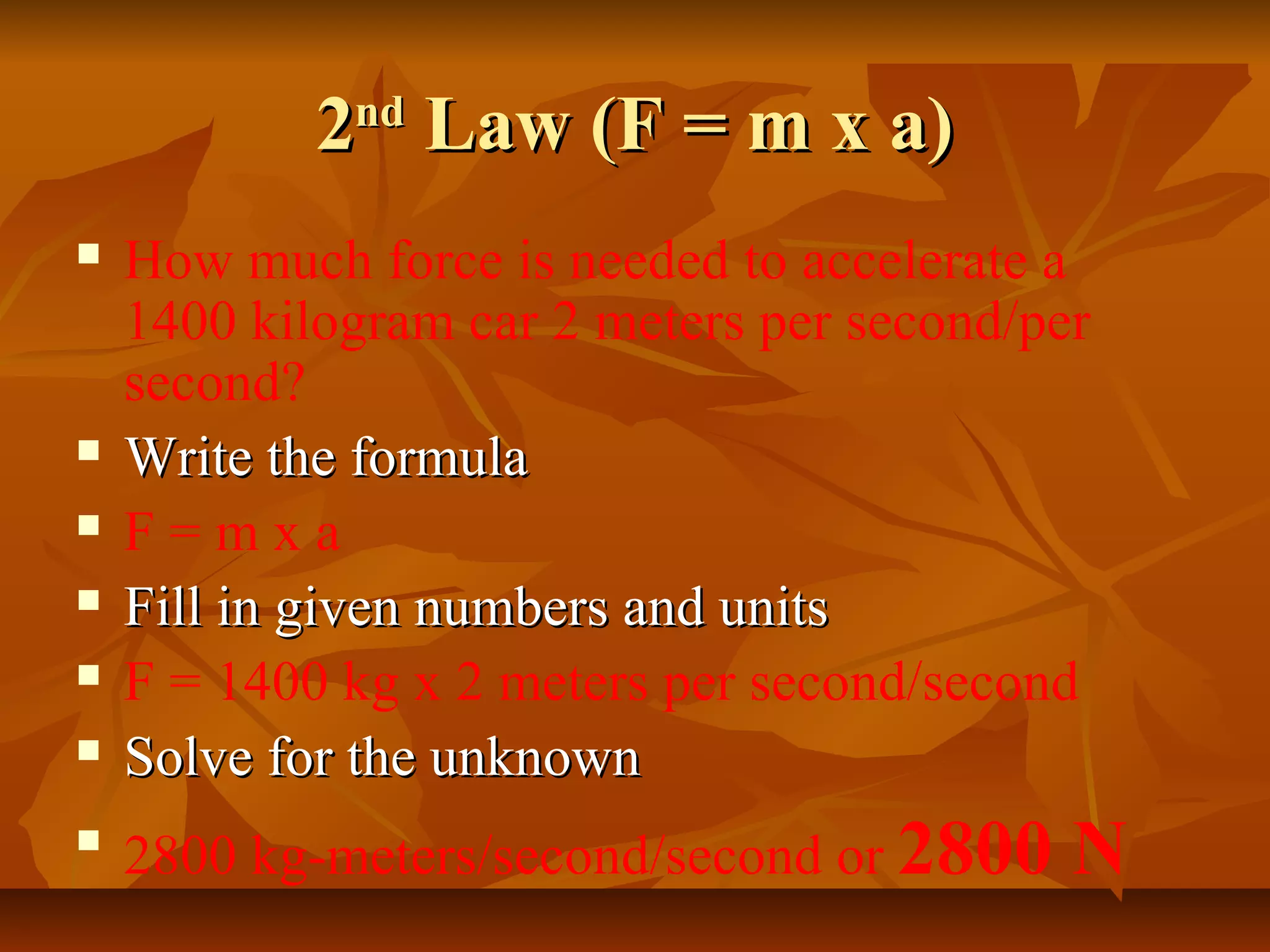 Newtons law of motion | PPT | Physics | Science