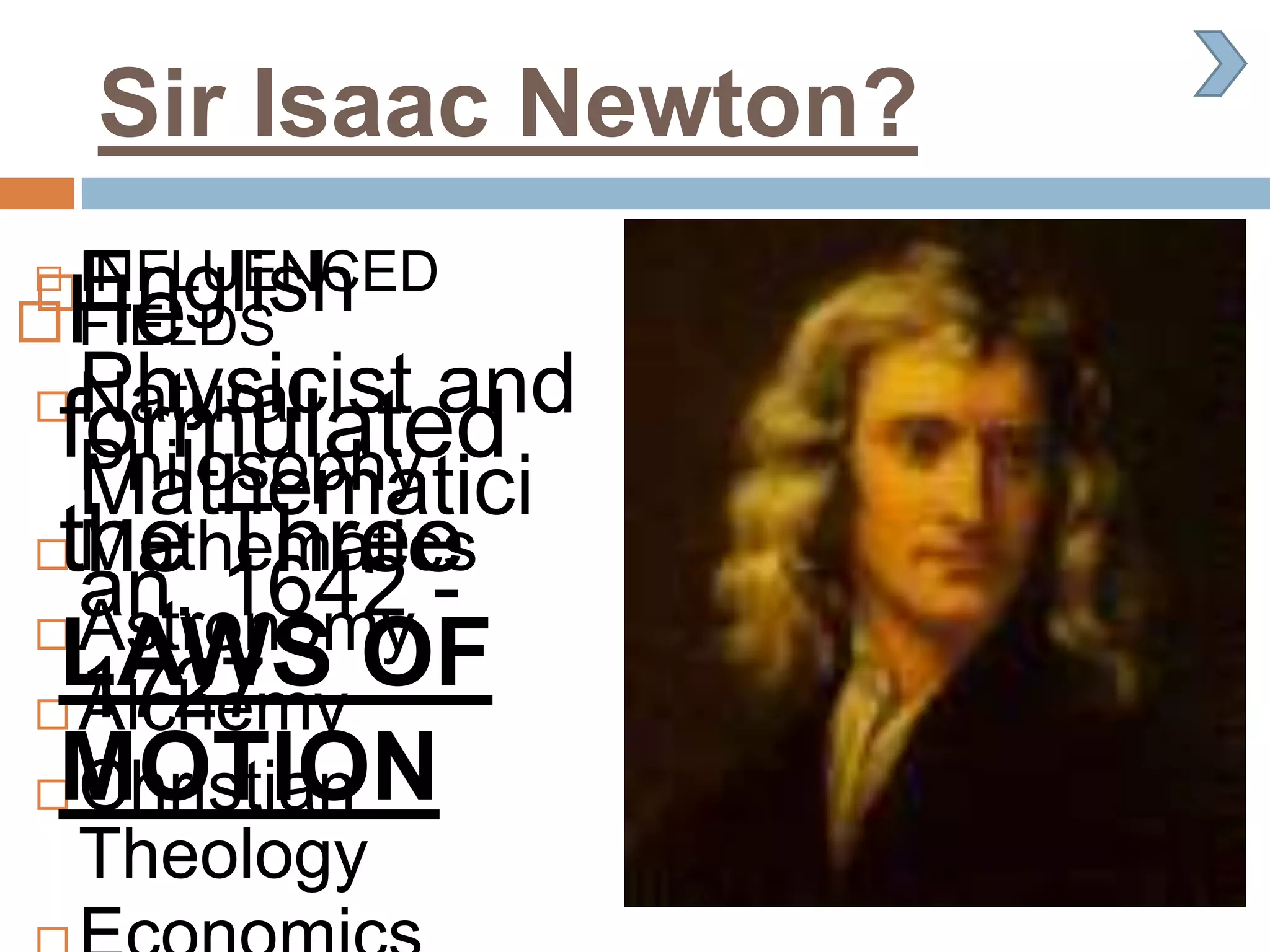 Newtons law of motion grade 8 | PPTX