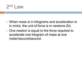 Newtons law of motion grade 8 | PPTX