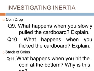 Newtons law of motion grade 8 | PPTX