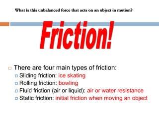 Newtons law of motion grade 8 | PPTX