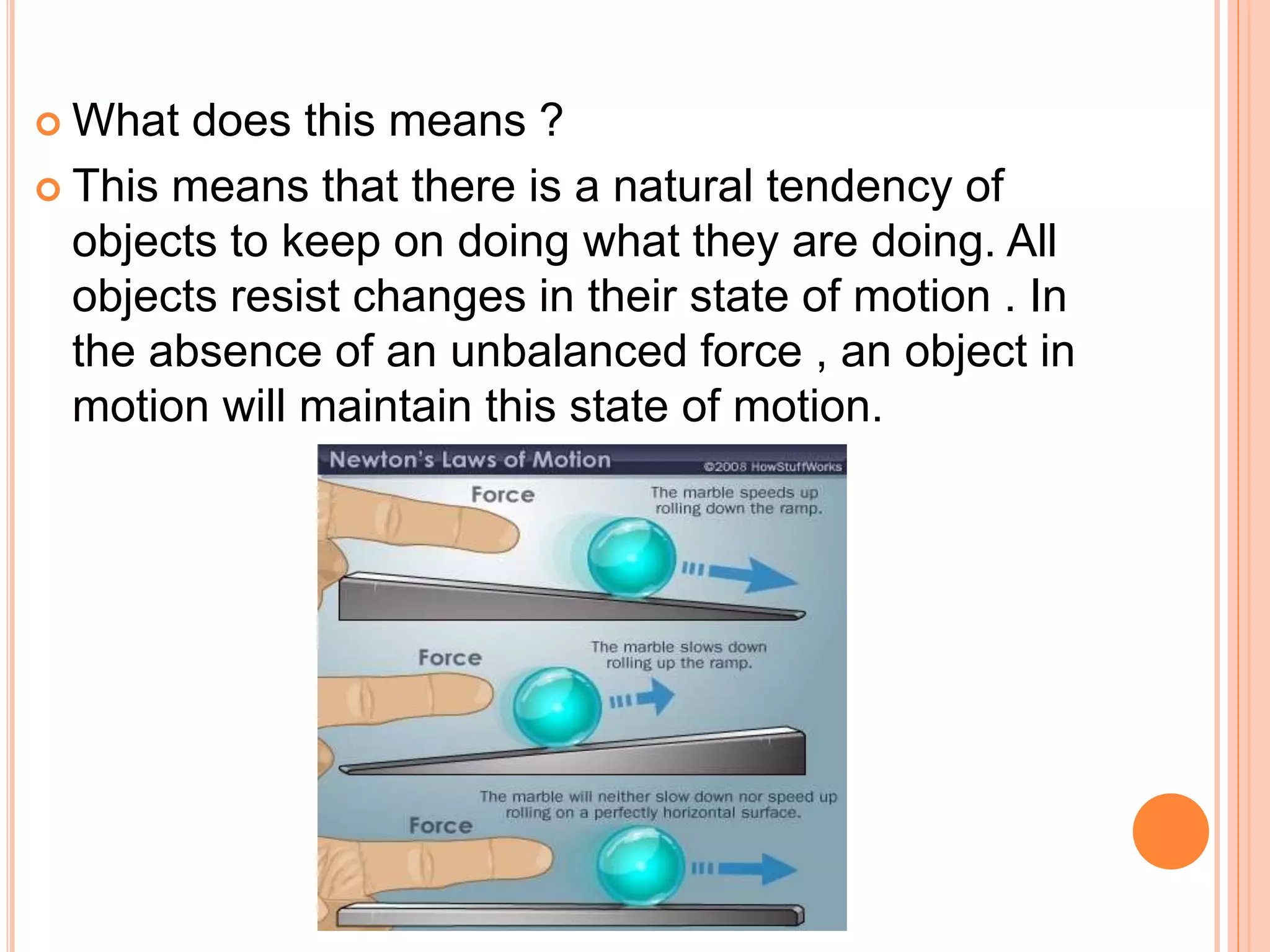 Newtons law of motion | PPTX