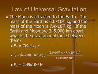 Newtons Law of Universal Gravitation.ppt