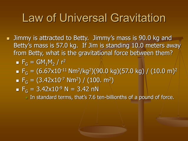 Newtons Law of Universal Gravitation.ppt