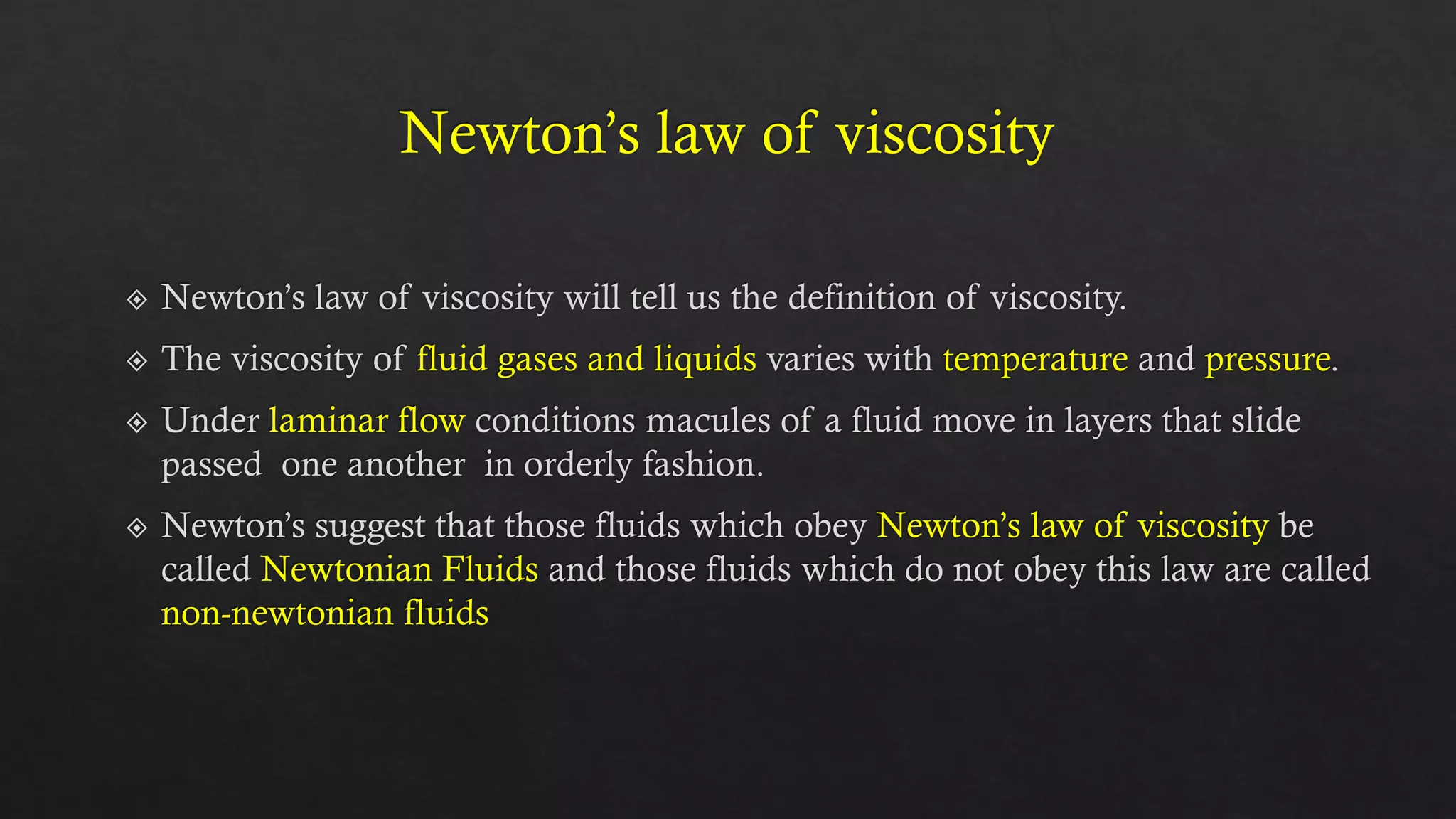 Newtons law of viscosity | PDF