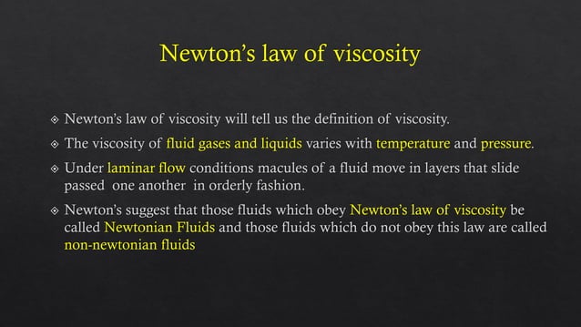 Newtons law of viscosity | PDF