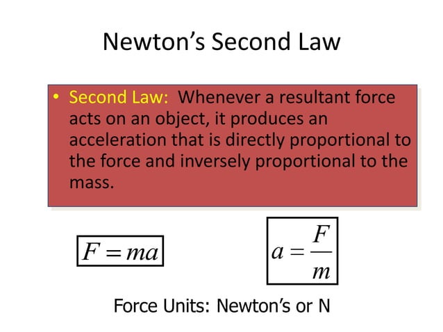 Newton's Three Laws of Motion | PPTX
