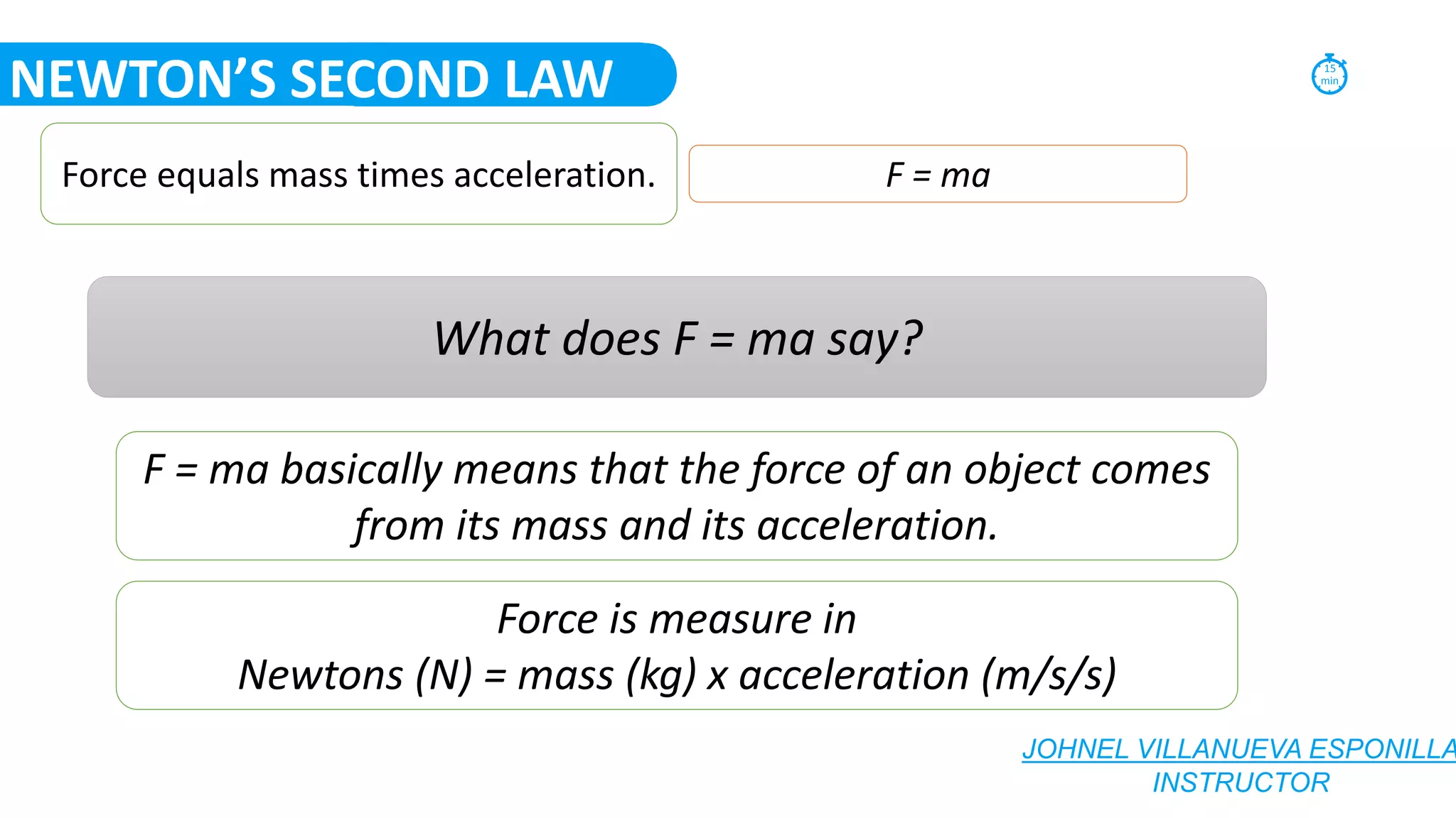 Newton's Laws of Motion | PPTX