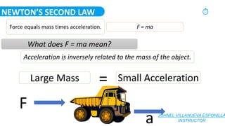 Newton's Laws of Motion | PPTX