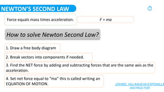 Newton's Laws of Motion | PPTX