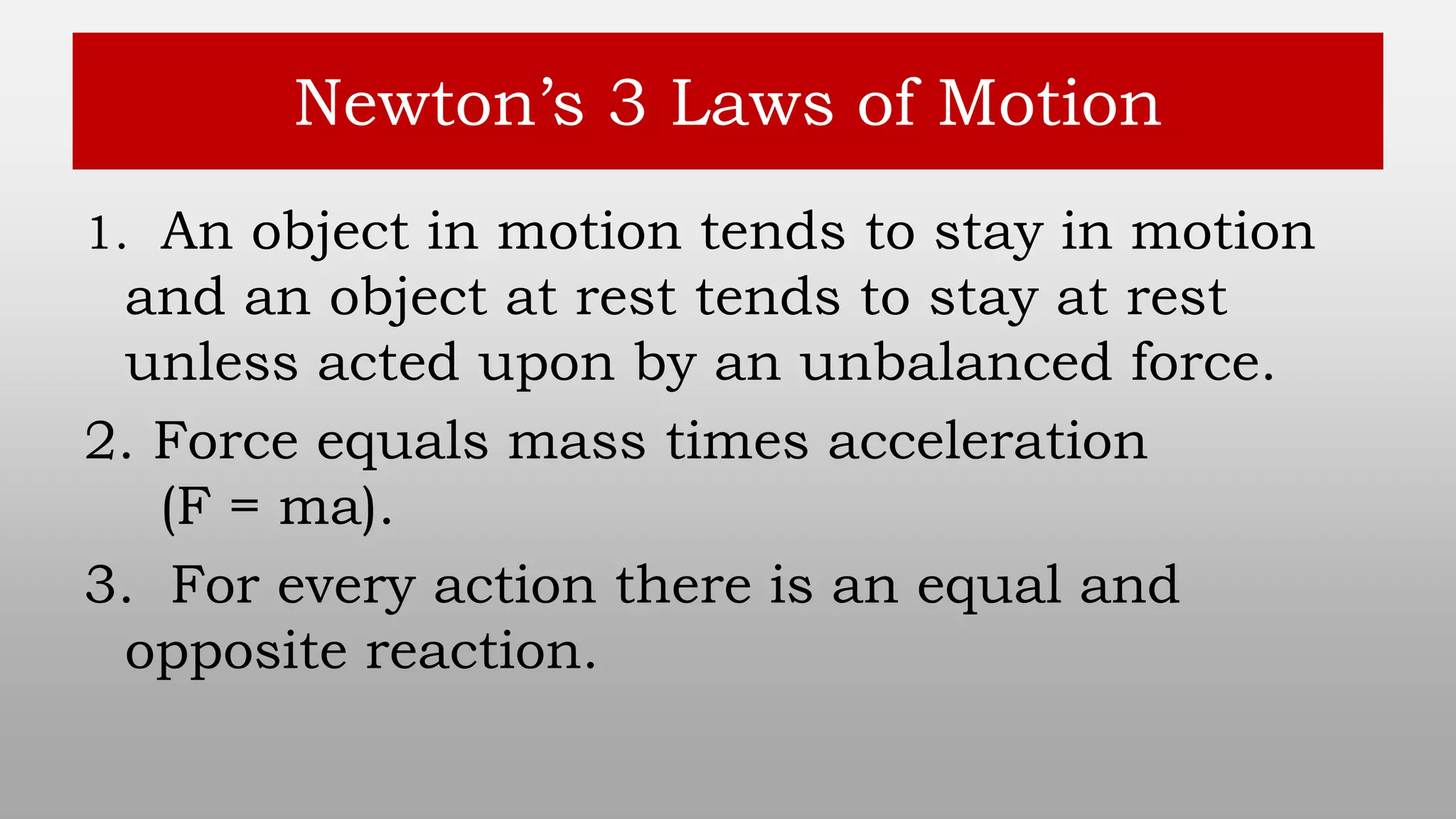 Newtons Lawspptx