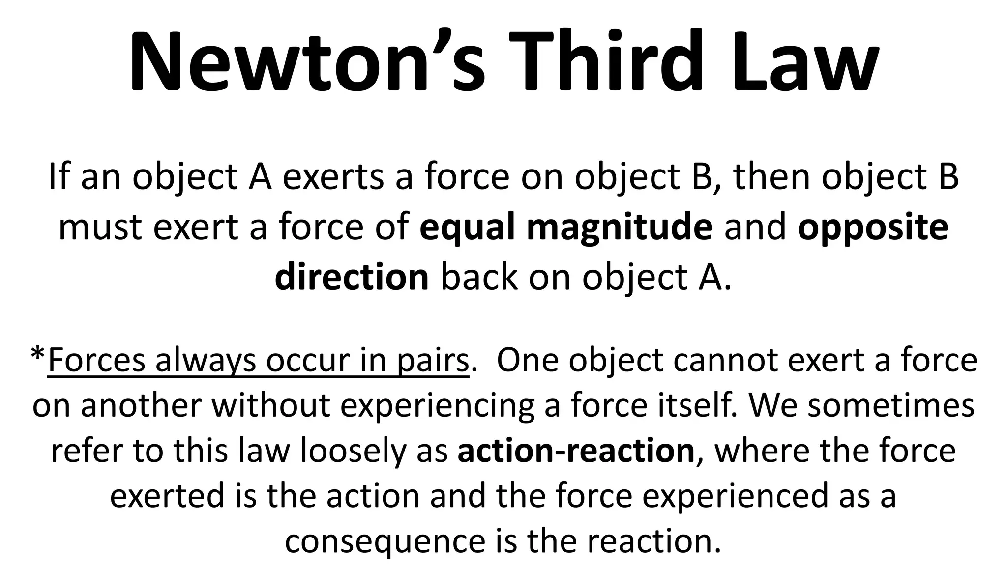 Newtons laws fact sheet cards | PPT