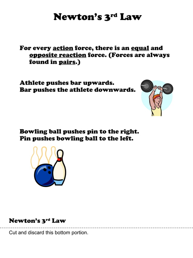 Newton's laws flip book | PDF