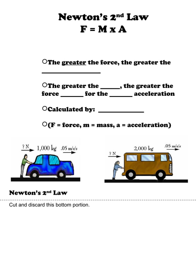Newton's laws flip book | PDF