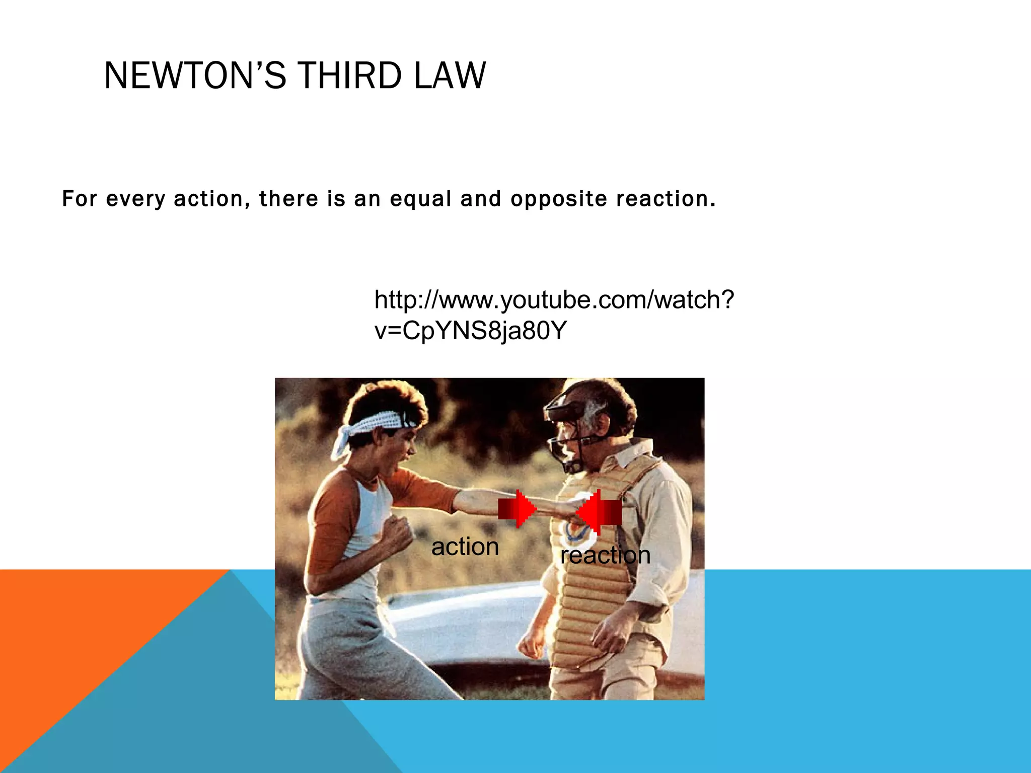Newtons laws in karate nate | PPT | Physics | Science