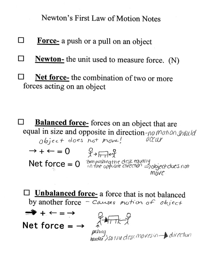 Newtons laws notes | PDF