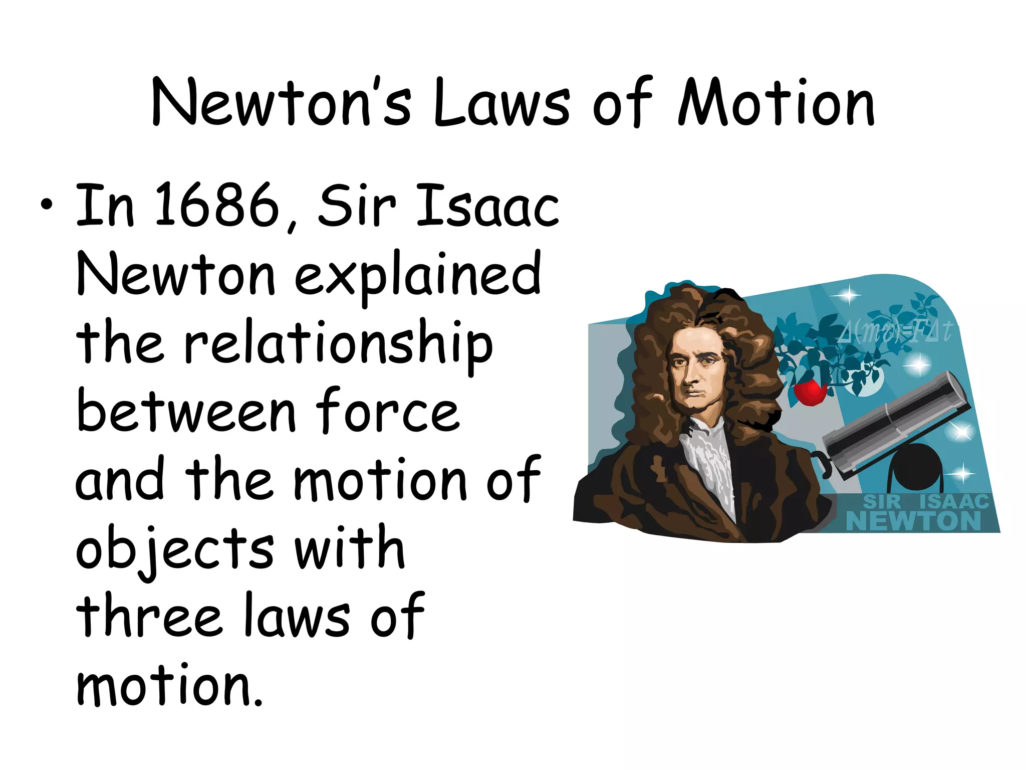 Newtons laws notes Jenny | PPT | Physics | Science