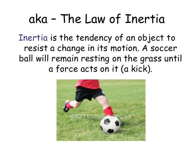 Newtons First Law Soccer