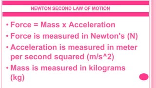Newton’s laws of motion | PPT