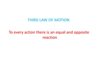 Newton’s laws of motion | PPTX
