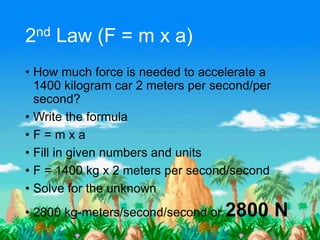 Newtons laws of motion | PPTX