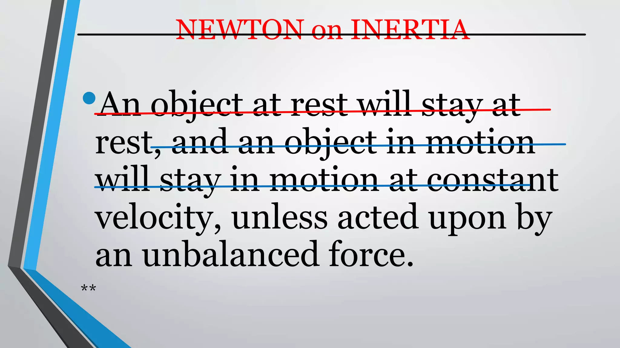 Newton’s laws of motion | PPTX | Geology | Science