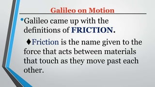 Newton’s laws of motion | PPTX