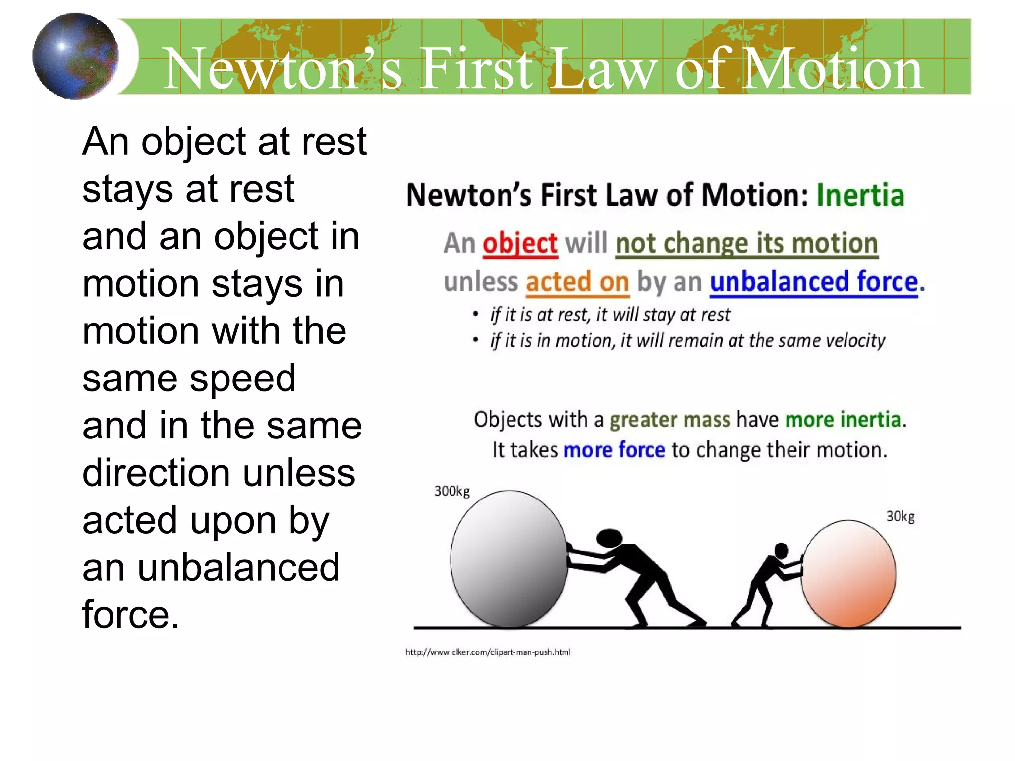Newton's laws of motion. final copy ppt. | PPT