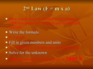 Newtons Laws Of Motion 2 | PPT