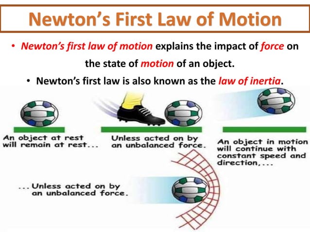 NEWTON'S LAWS OF MOTION.pptx The motion of an object | PPT