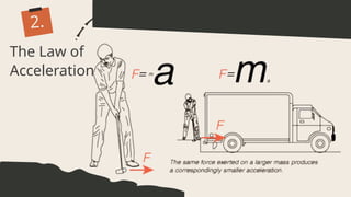 newton's laws of motion (Inertia, Acceleration, and Interaction) | PPTX