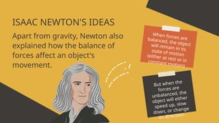 newton's laws of motion (Inertia, Acceleration, and Interaction) | PPTX