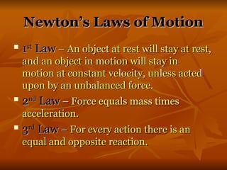 newtons_laws_of_motion.ppt_Law of Inertia_Action-Reaction | PPT