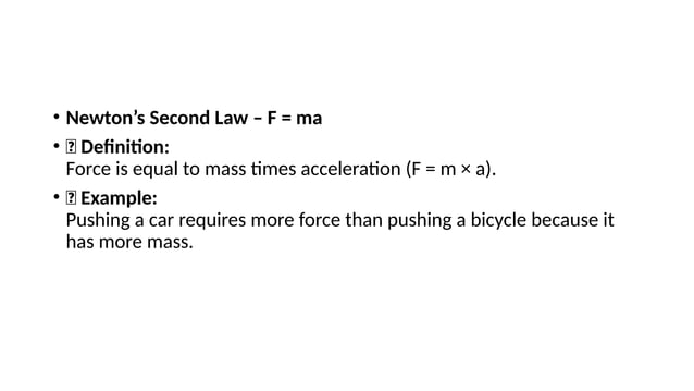 Introduction to Newton’s Laws of Motion. | PPTX