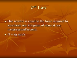 Newtons laws of_motion - 2nd law | PPT