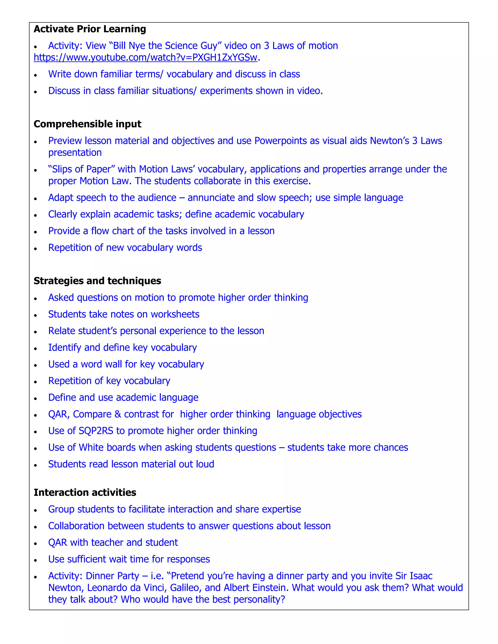 Newton's laws of motion kim boggio | PDF