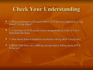 newtons three laws of motion: inertia, acceleration and action-reaction ...